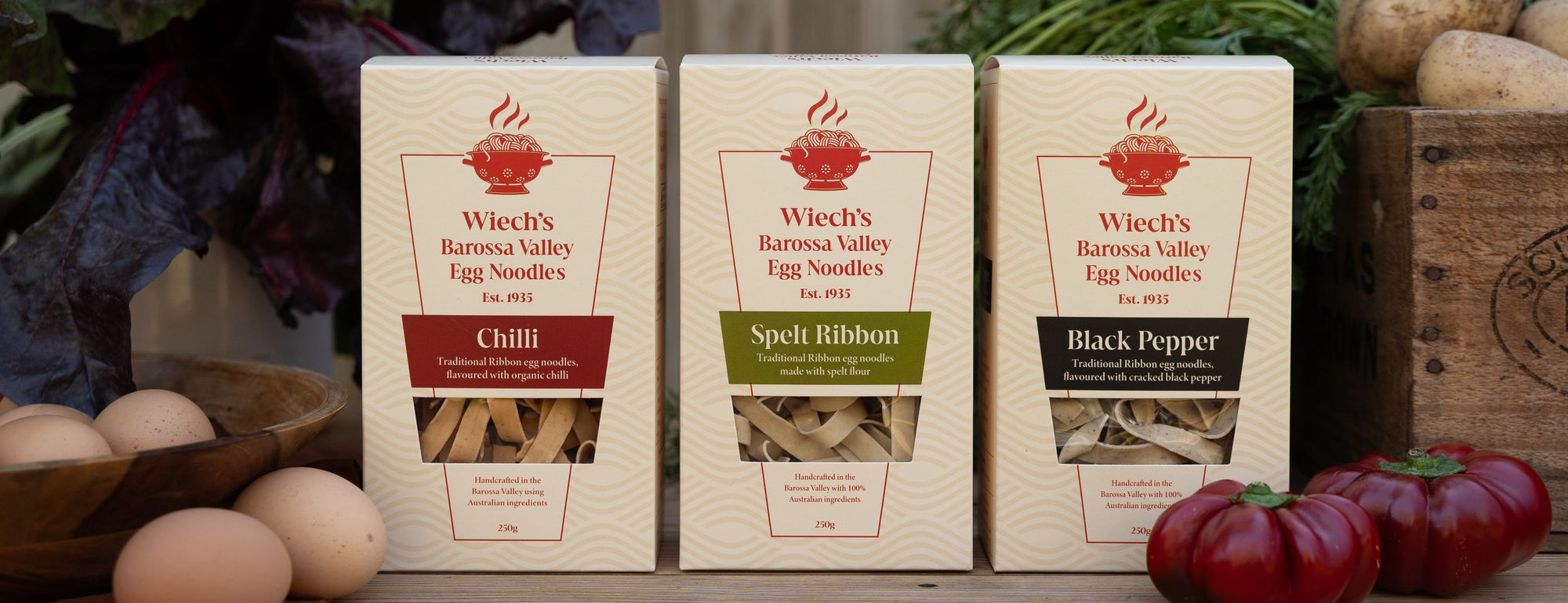 Weich's Barossa Valley Egg Noodles – Wiech's Barossa Valley Egg Noodles